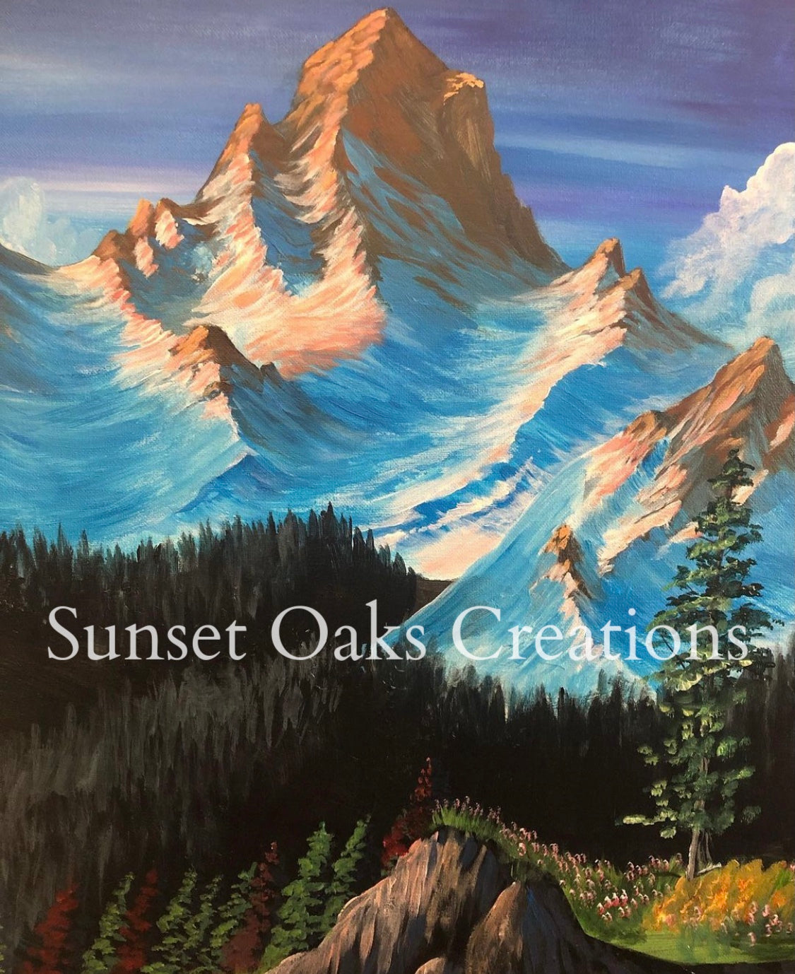 Mountain Artwork – Sunset Oaks Creations